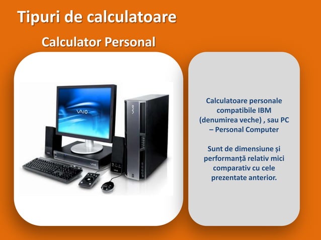 Tipuri calculatoare | PPTX