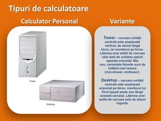 Tipuri calculatoare | PPTX