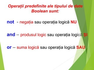 Tipuri de date simple | PPT