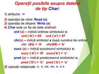 Tipuri de date simple | PPT