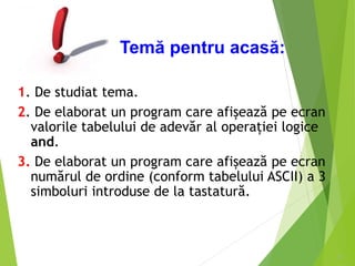 Tipuri de date simple | PPT