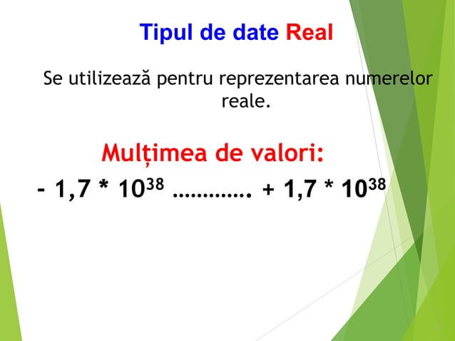 Tipuri de date simple | PPT