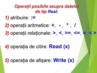Tipuri de date simple | PPT