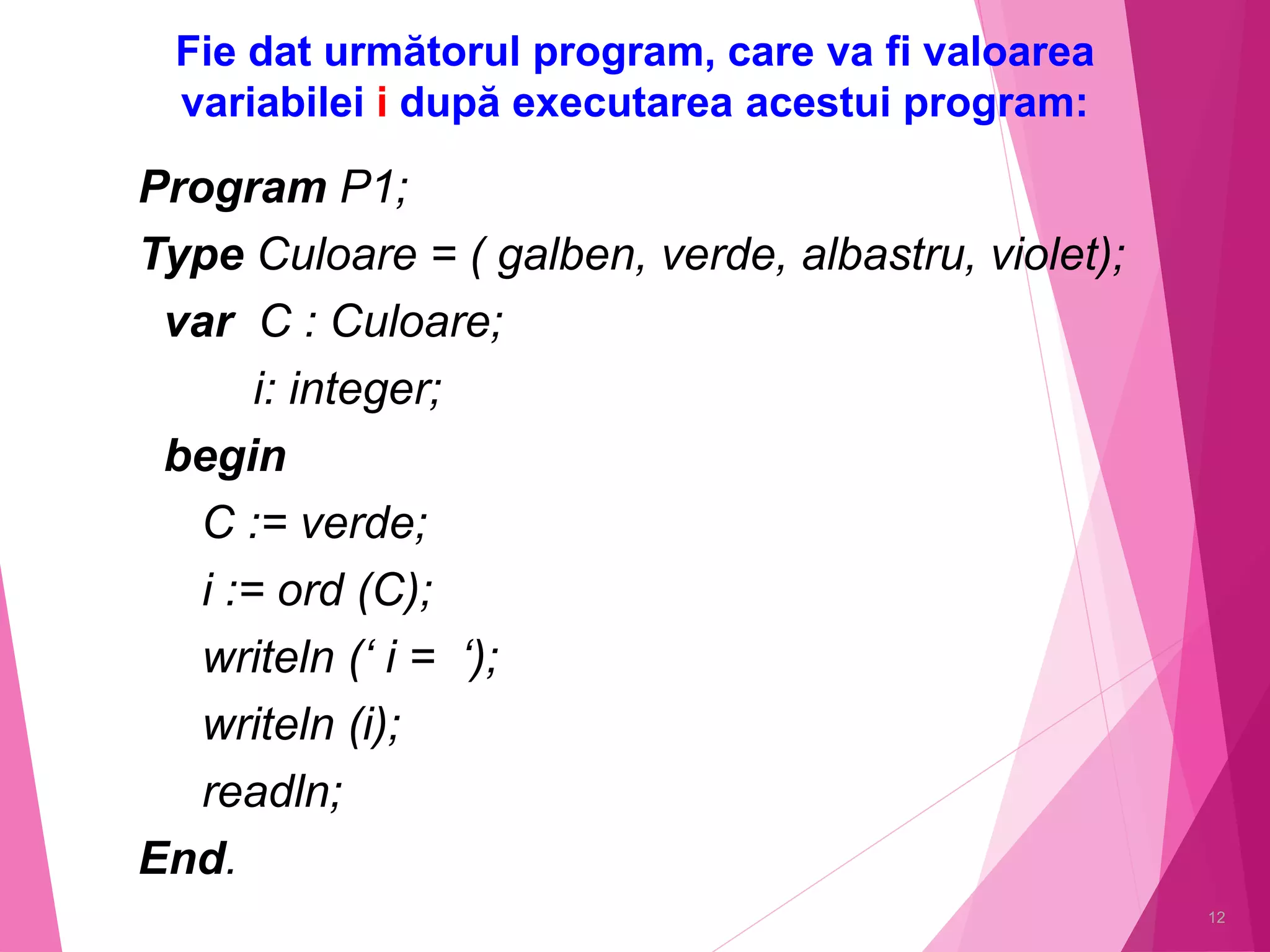Tipuri de date definiteutilizator | PPT