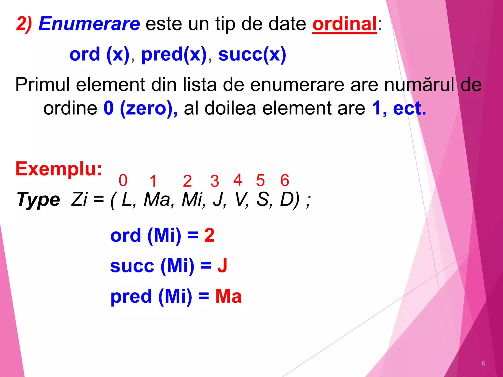 Tipuri de date definiteutilizator | PPT