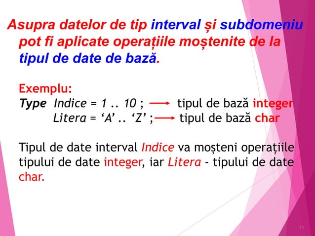 Tipuri de date definiteutilizator | PPT