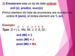 Tipuri de date definiteutilizator | PPT