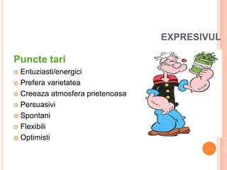 Tipuri de personalitate | PPTX