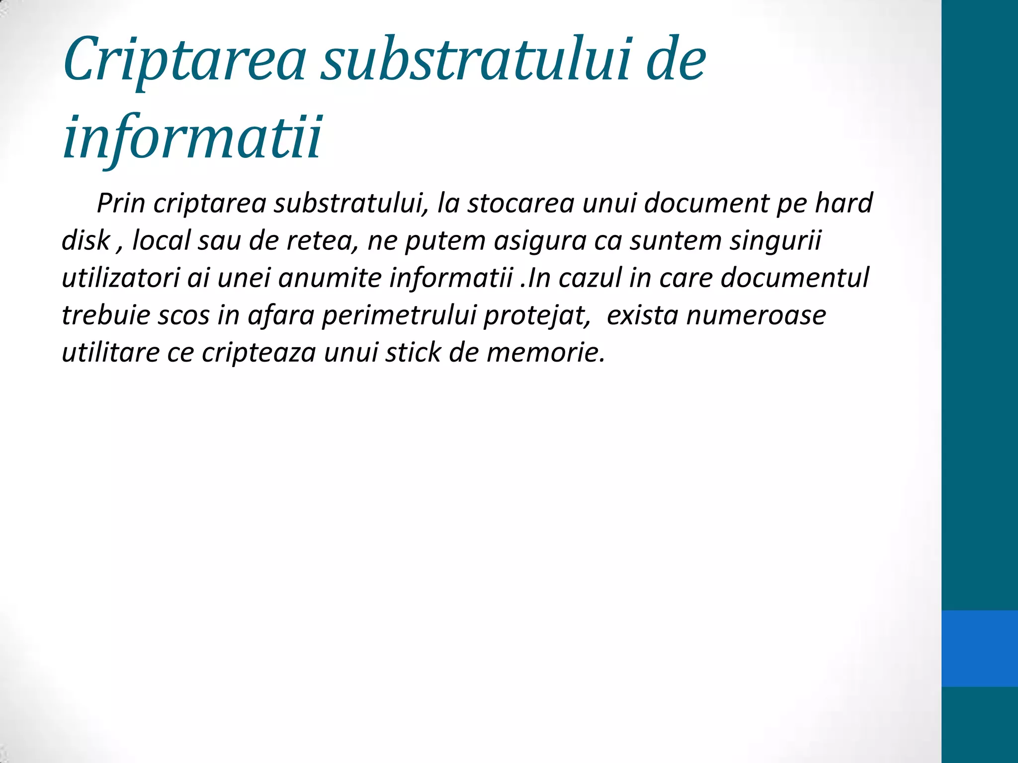 Tipuri de protectie a documentelor | PPTX