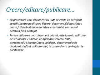 Tipuri de protectie a documentelor | PPT