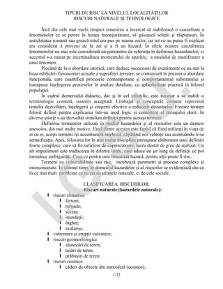 Tipuri de risc_specifice_la_nivelul_localitatilor | PDF