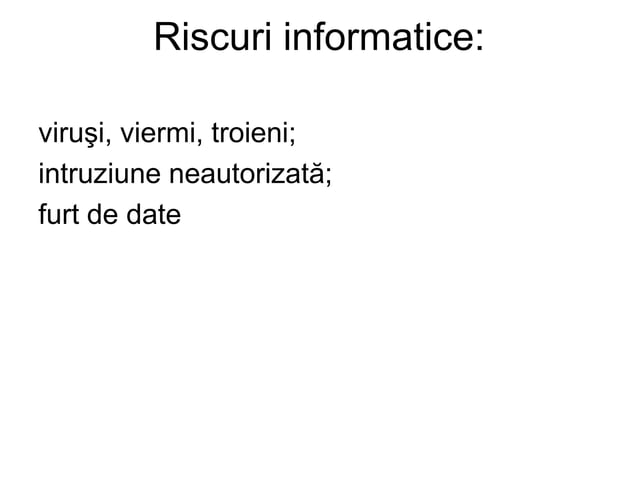Tipuri de riscuri in asigurari | PPT