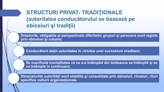 Tipuri de structuri organizatorice | PPTX