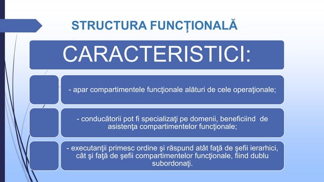 Tipuri de structuri organizatorice | PPTX