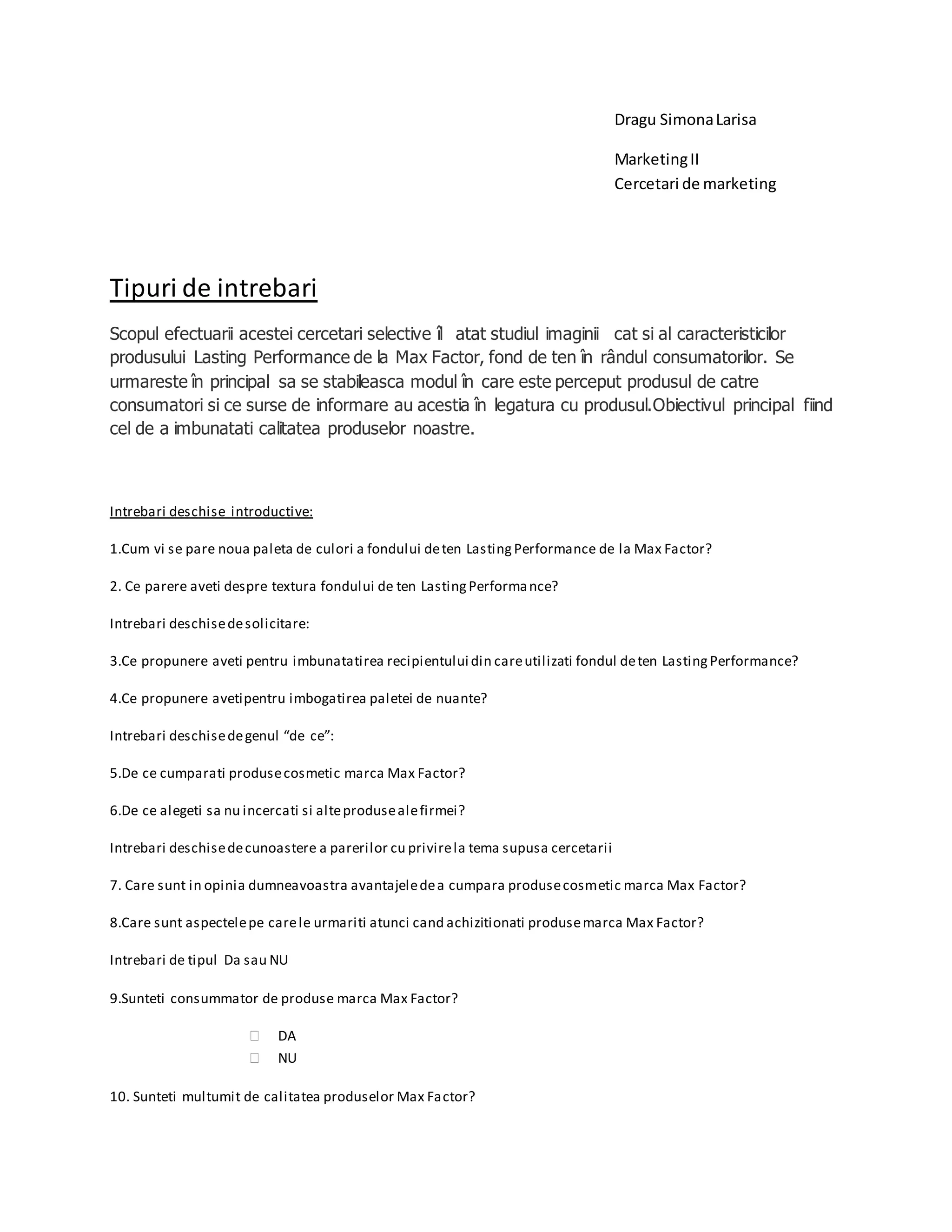 Tipuri intrebari-marketing | DOCX