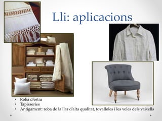 Tipus de fibres tèxtils | PPT