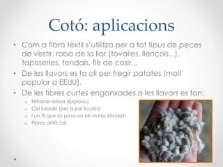 Tipus de fibres tèxtils | PPT