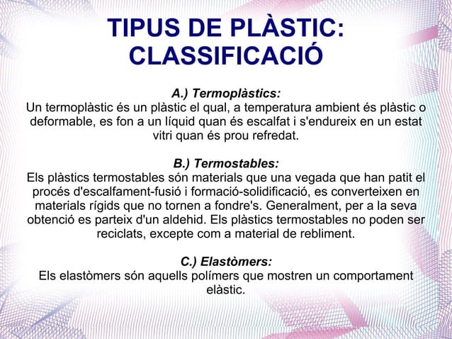 Materials plàstics | ODP