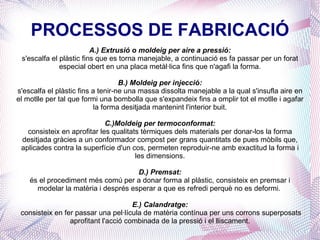 Materials plàstics | ODP