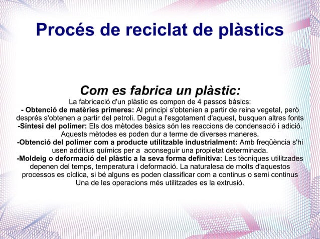 Materials plàstics | PPT