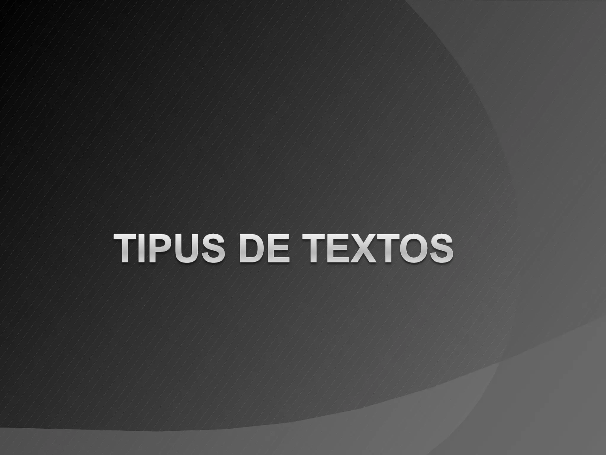 Tipus de textos | PPT