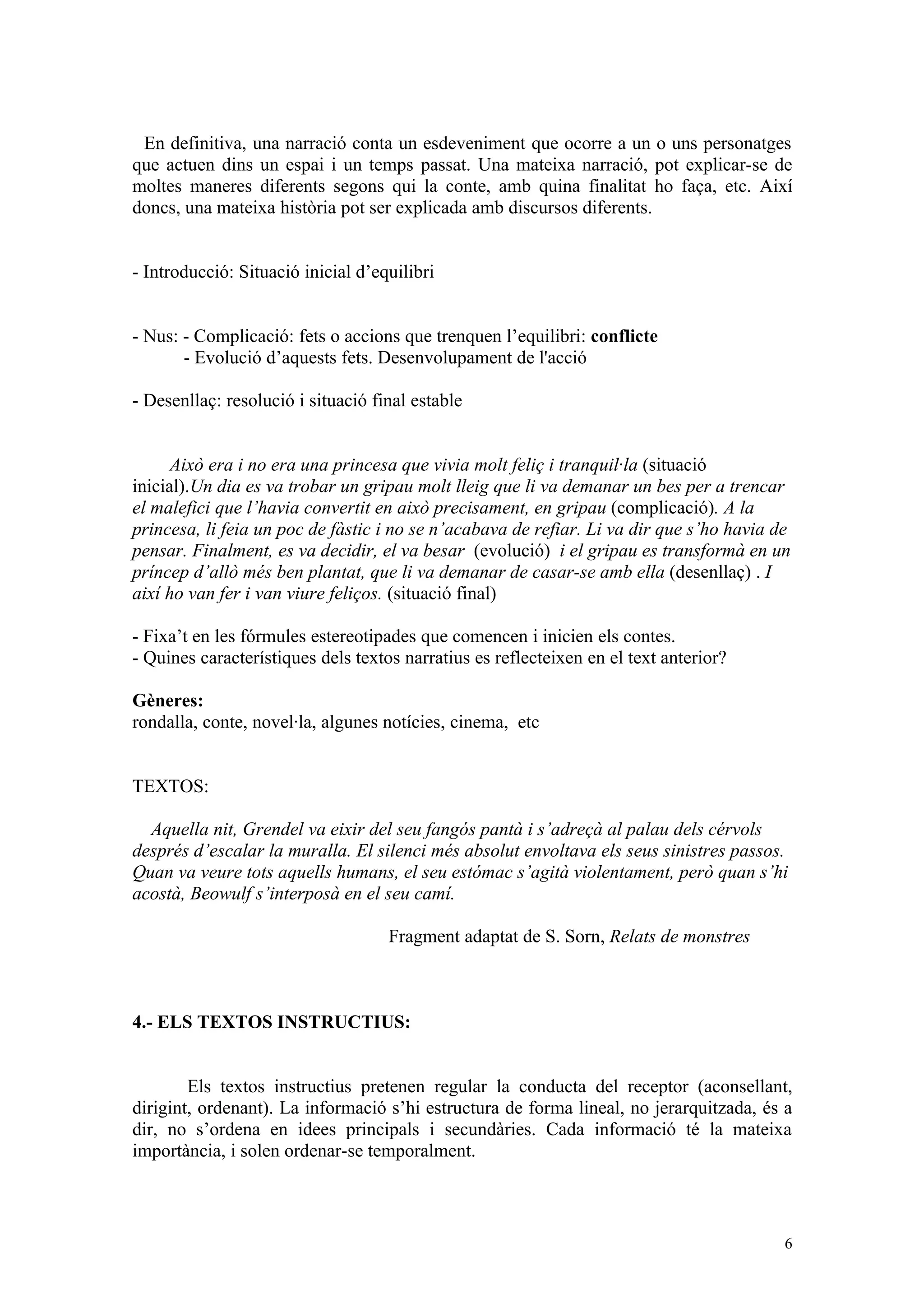 Tipus de textos 2 | PDF