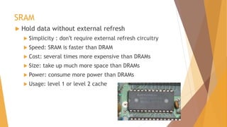 SRAM DRAM | PPTX