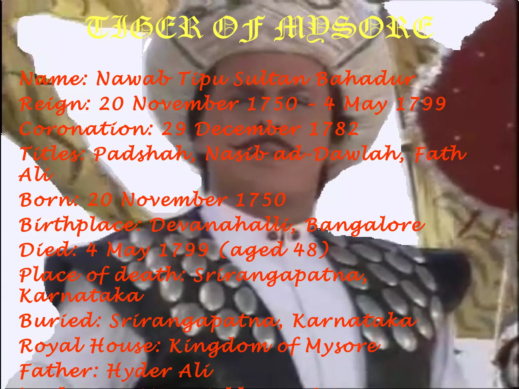 Tipu sultan | PPT