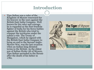Tipu sultan | PPTX