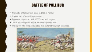Tipu sultan history-wars -olevel | PPT