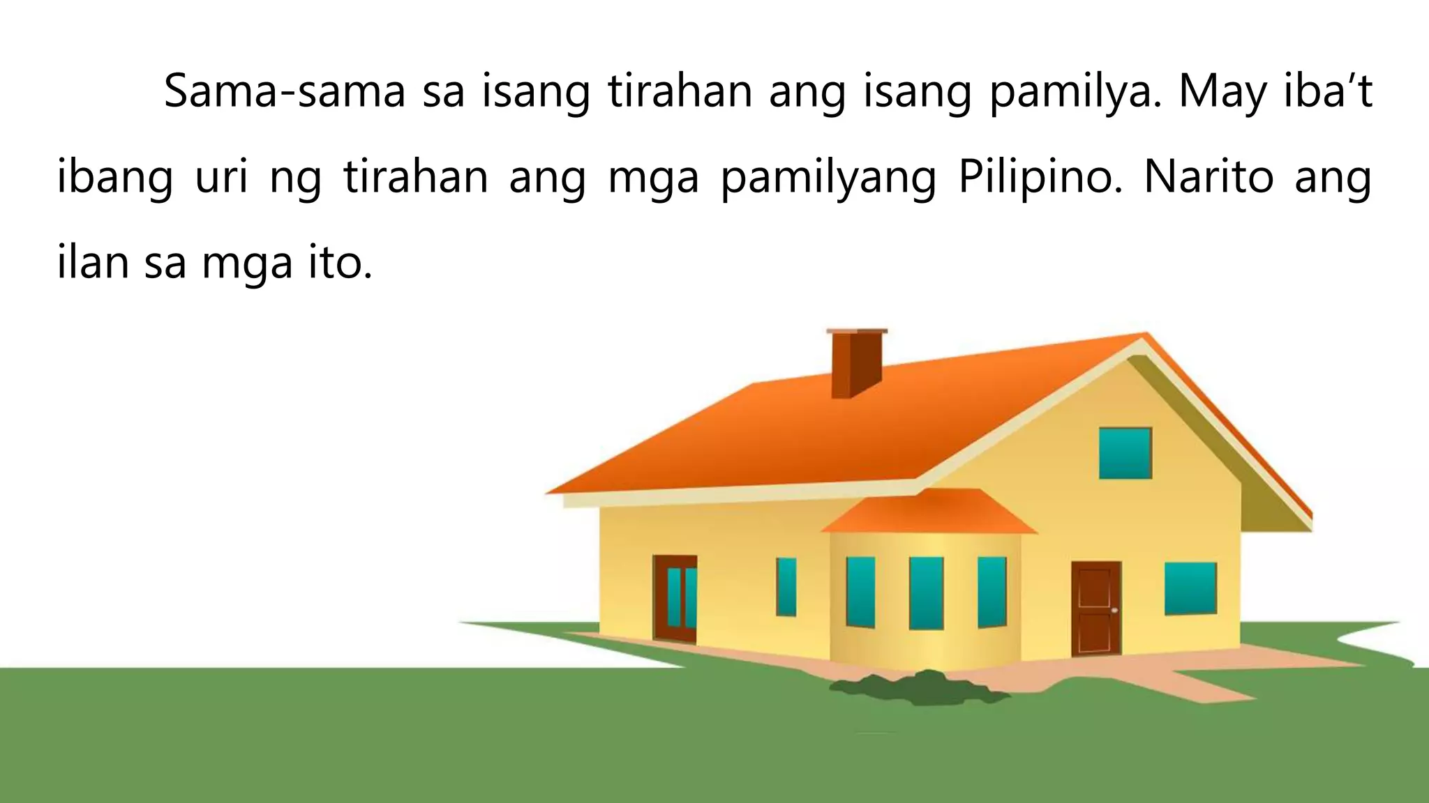 Tirahan | PPTX