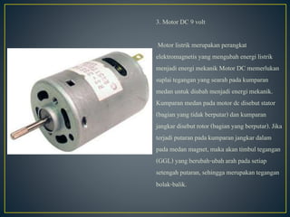 KONTROL TIRAI OTOMATIS MENGGUNAKAN LDR SENSOR DAN ARDUINO UNO | PPTX