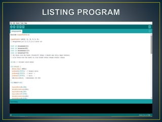 KONTROL TIRAI OTOMATIS MENGGUNAKAN LDR SENSOR DAN ARDUINO UNO | PPTX