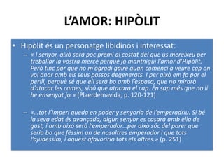 Tirant lo blanc. episodis amorosos | PDF