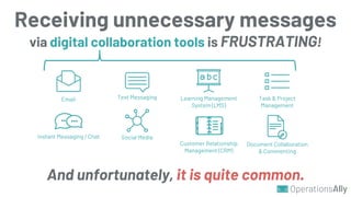 Tired of receiving unnecessary messages | PPT