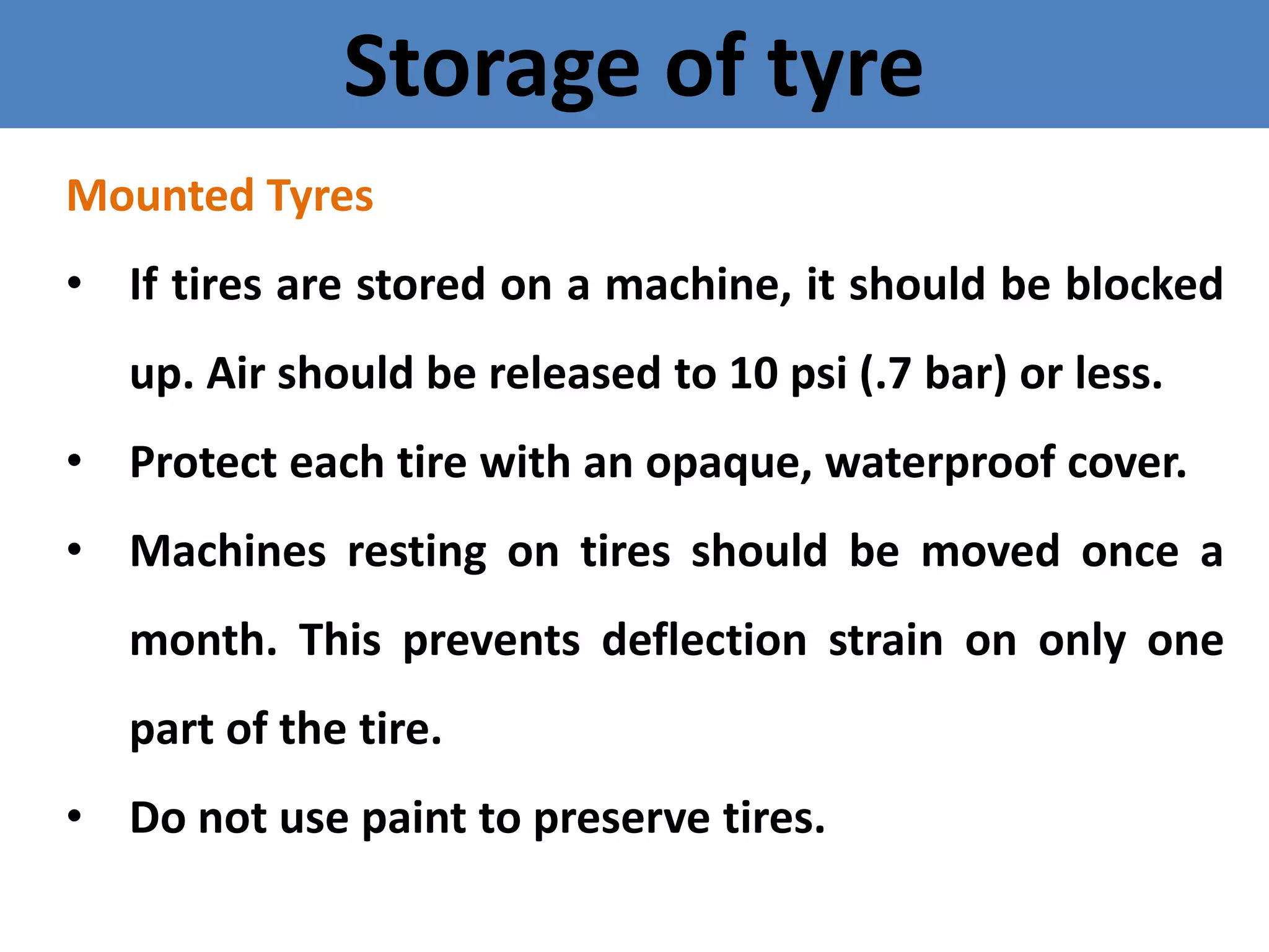 Tyre maintenance in open cast mines | PPTX