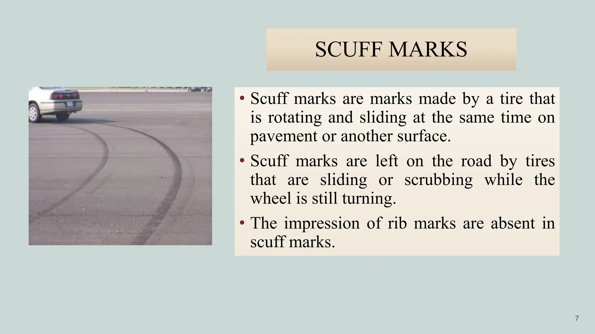 tire marks and its types and its image and how it was formed | PDF