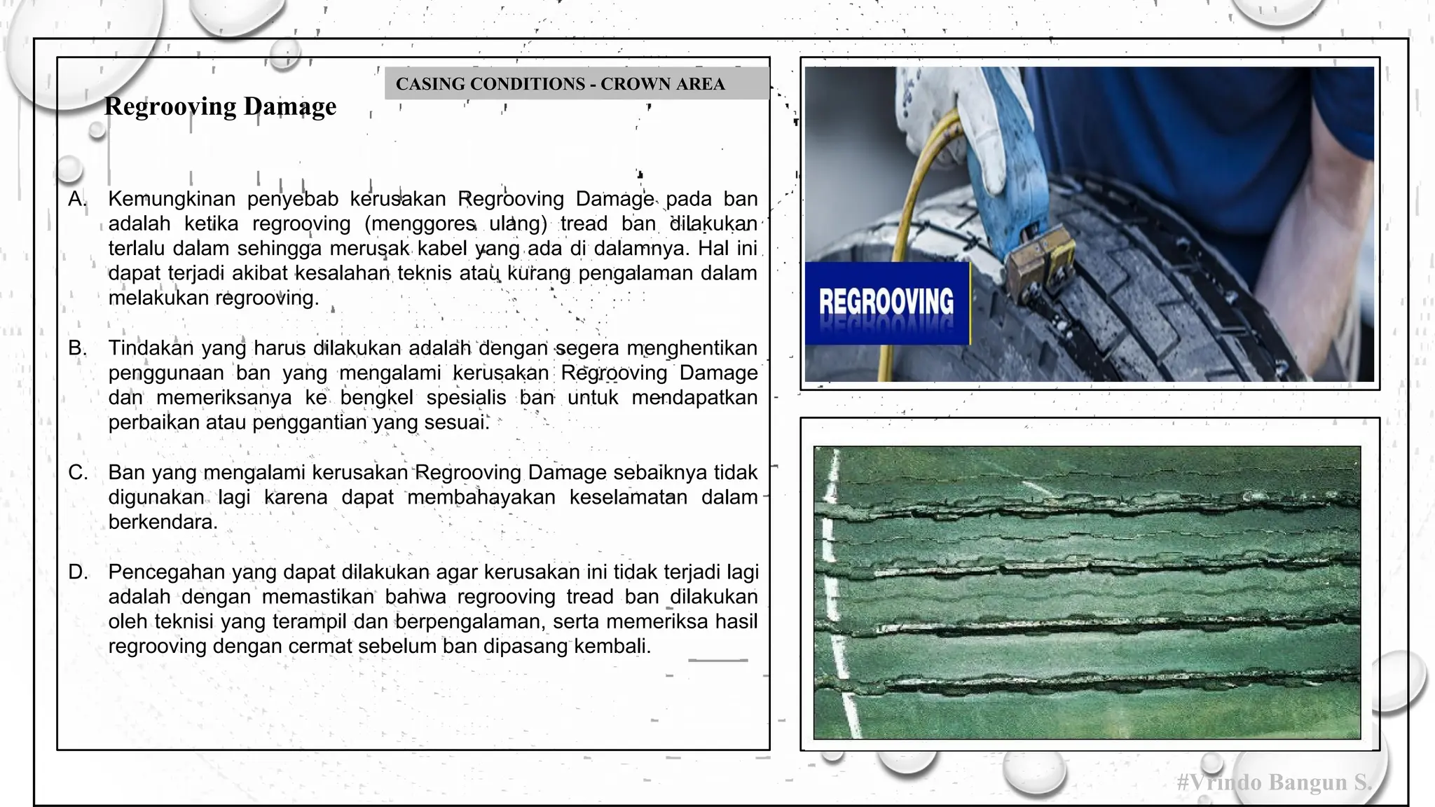 Analisa ban dan penanganan ban bekas, perawatan, daur ulang | PPT