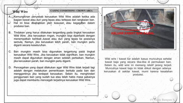 Analisa ban dan penanganan ban bekas, perawatan, daur ulang | PPT