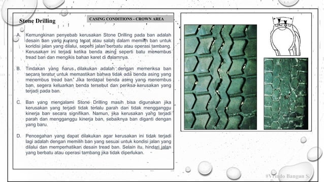 Analisa ban dan penanganan ban bekas, perawatan, daur ulang | PPT
