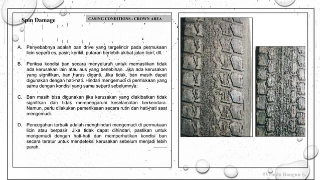 Analisa ban dan penanganan ban bekas, perawatan, daur ulang | PPT