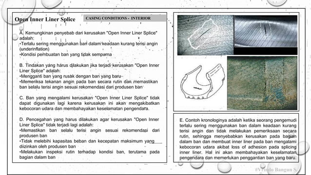 Analisa ban dan penanganan ban bekas, perawatan, daur ulang | PPT