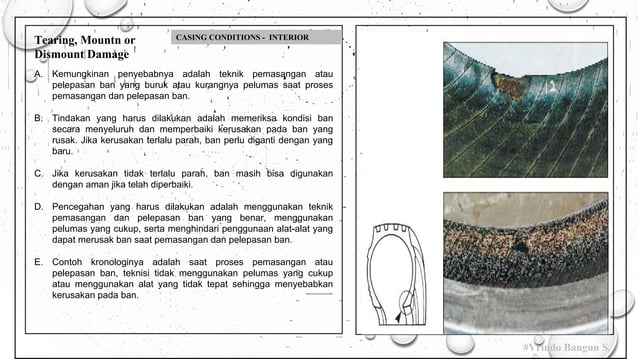 Analisa ban dan penanganan ban bekas, perawatan, daur ulang | PPT