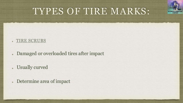 Tire track and Tire Impression | Physical Evidence | Forensic Science ...