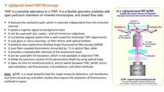 TIRF MICROSCOPE | PPTX