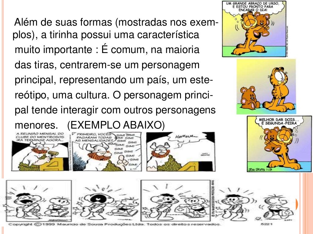 Tirinha é Um Genero Textual - LIBRAIN