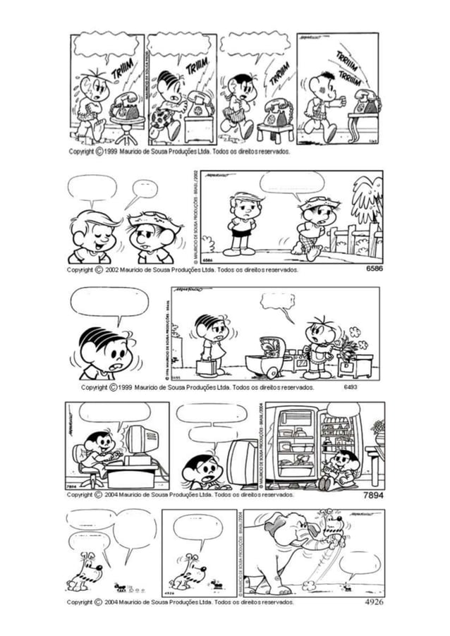 Tirinhas para imprimir | PDF