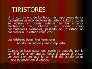 Tiristores | PPT