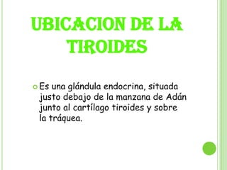 Tiroides | PPTX