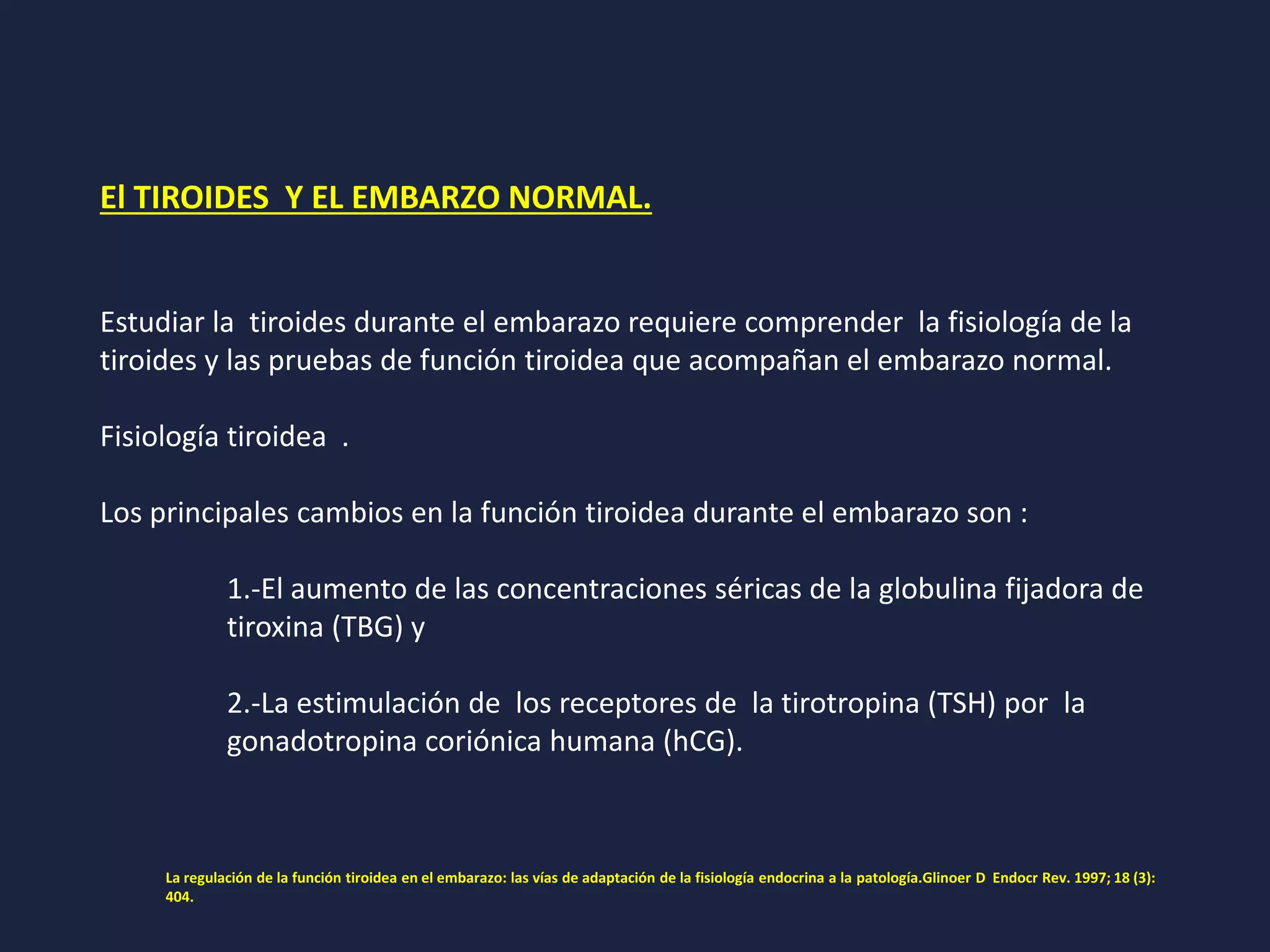Tiroides y embarazo | PPTX